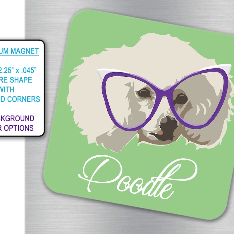 Poodle Magnet - Etsy