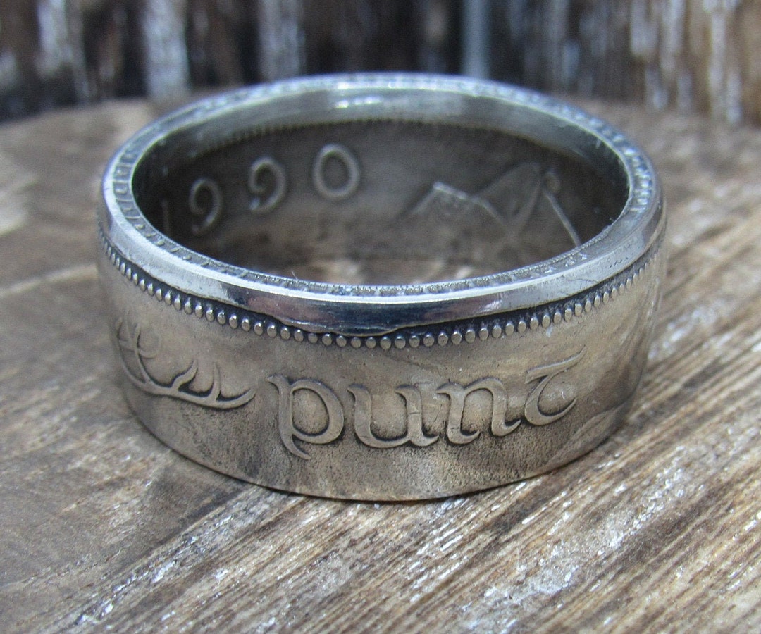 Coin Ring - Australia - 1990 - 1 Pound (punt) - Copper/nickel - Size 11 ...