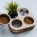 Elevated Cat Food Station, Cat Raised Food Dish, Cat Feeding Platform ...