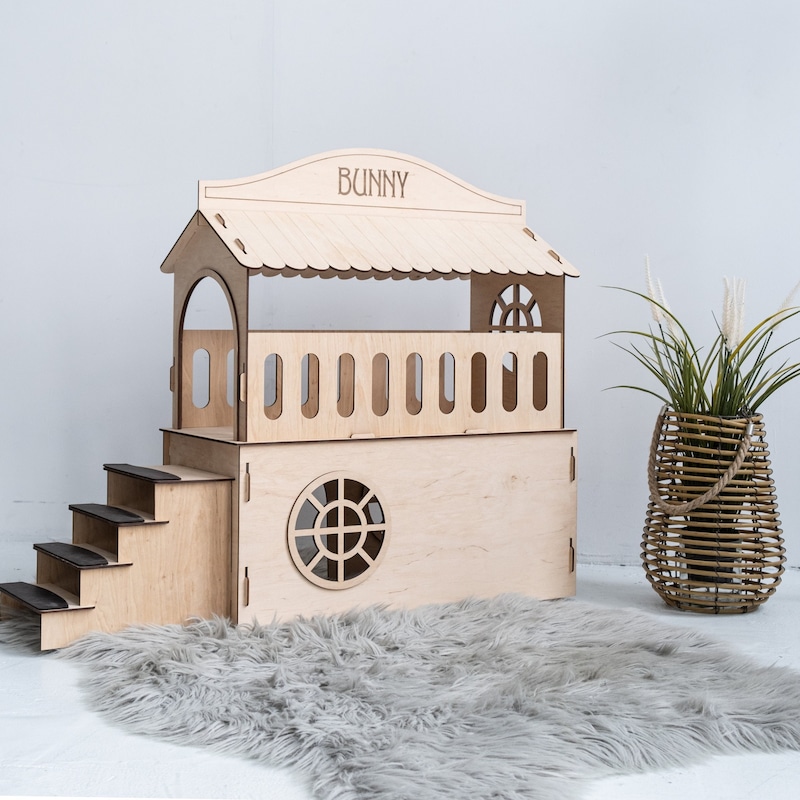 Rabbit Play House - Etsy