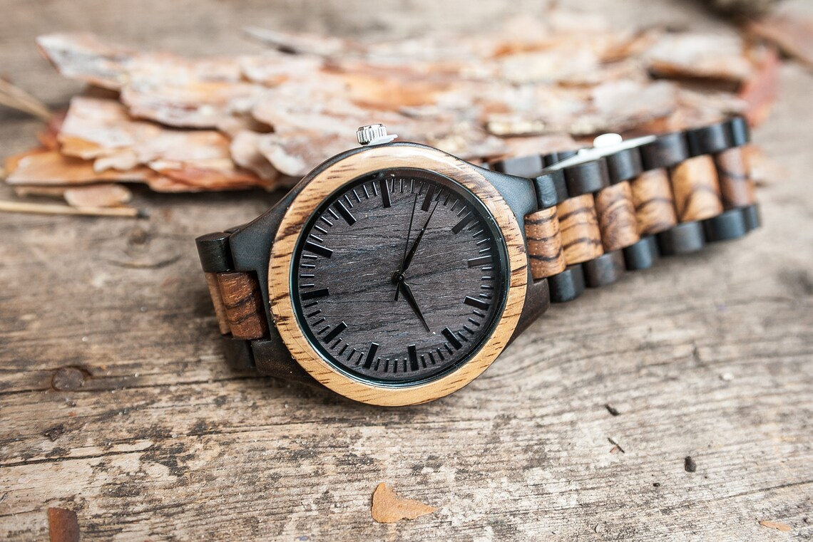 Watch Men,wood Watch,mens Wood Watch,mens Wooden Watch,engraved Wood ...