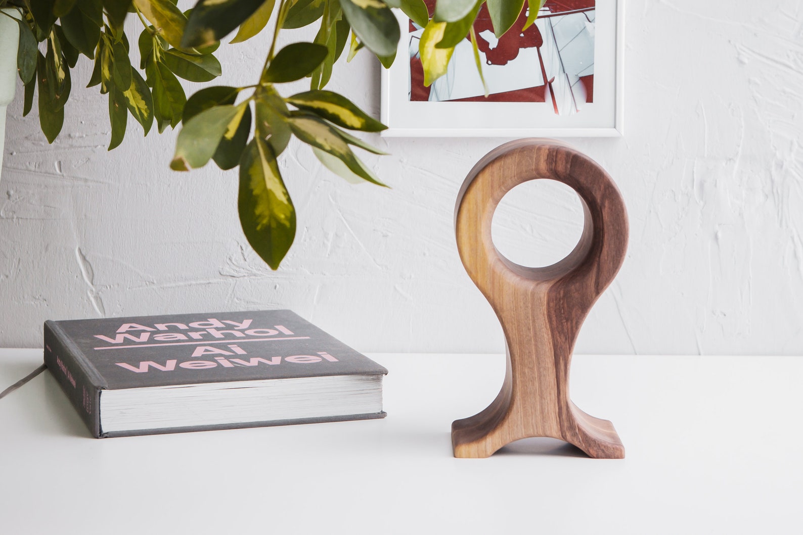 Wooden Headphone Standheadphone Holder Wooddesk Headphone | Etsy