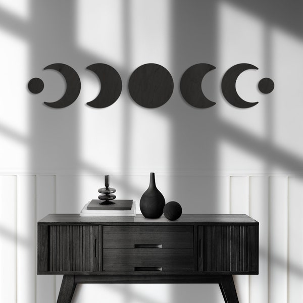 Moon Phases Wall Art - Etsy