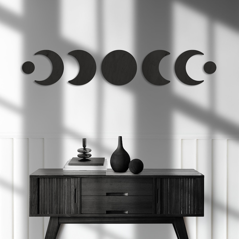 Moon Phases Wall Decor - Etsy
