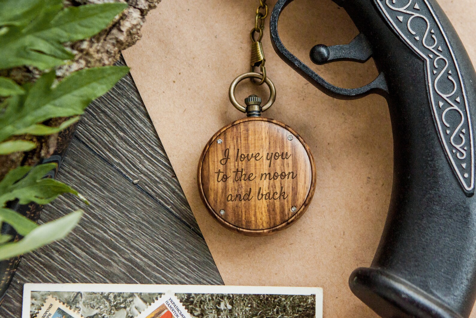 Wooden Pocket Watchmen Pocket Watchengraved Pocket - Etsy