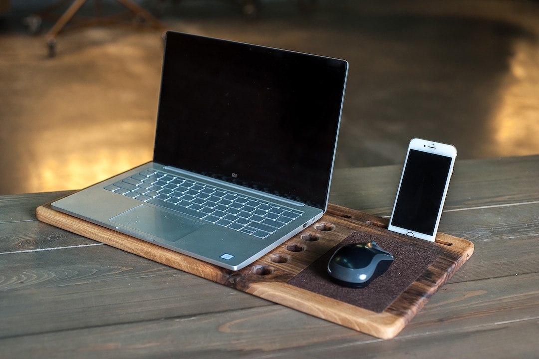 Wood Laptop Table, Laptop Table for Bed, Laptop Stand Wood, Lap Desk ...