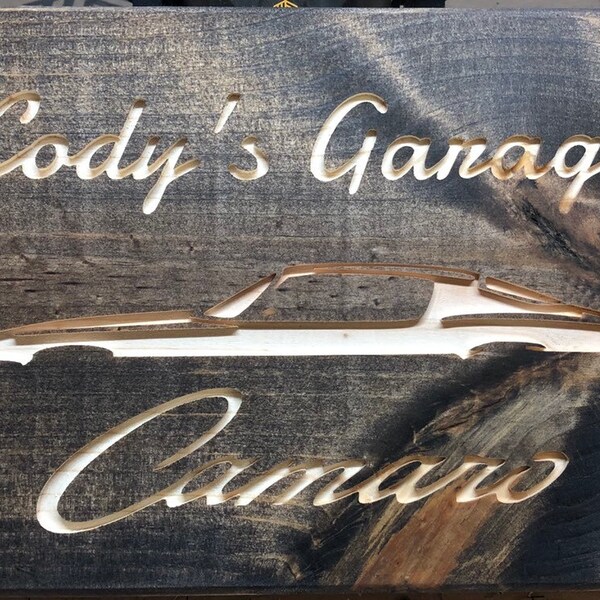 Custom Camaro Sign - Etsy