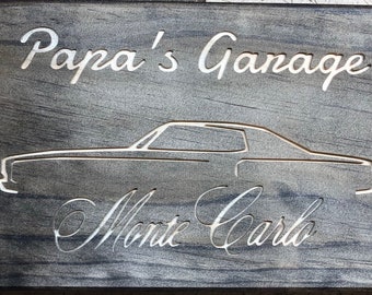 Monte Carlo Parking Sign, Monte Carlo Sign, Chevy Monte Carlo, Monte ...