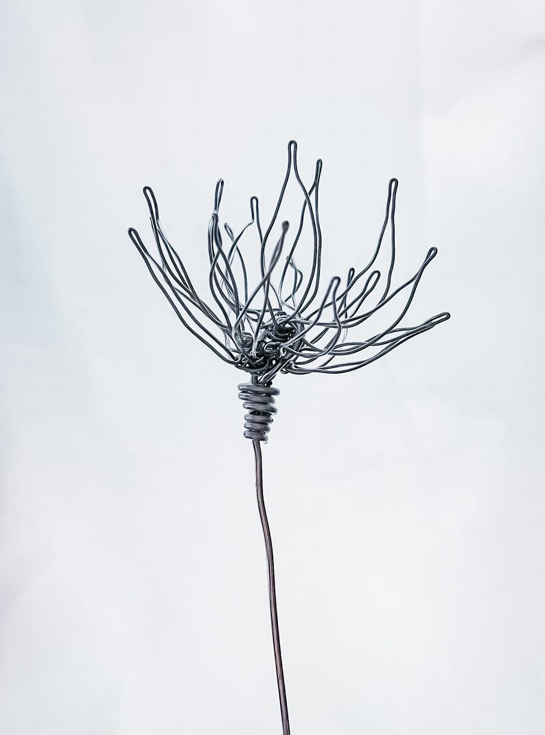 Silver Wire Forever Flowers- Handmade Birth Month Flowers - Etsy