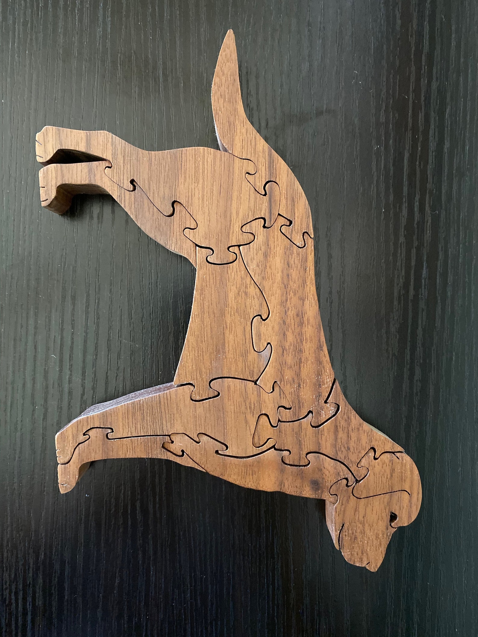 Chocolate Lab - Labrador Puzzle : Walnut, Free Standing, Adult, Decor ...