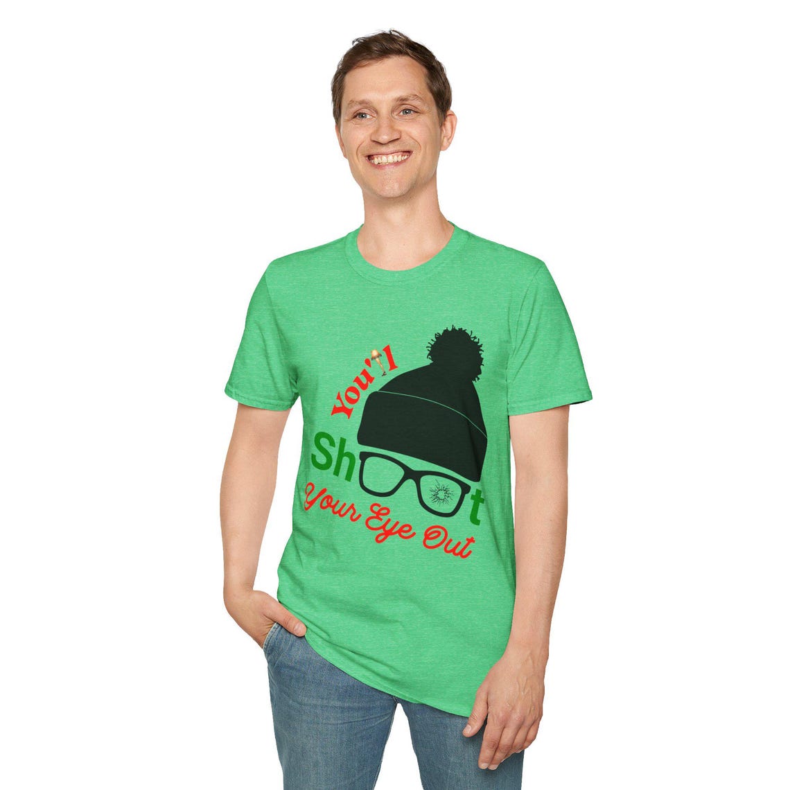 A Christmas Story Movie Ralphie T-shirt You'll Shoot Your Eye Out Tee ...