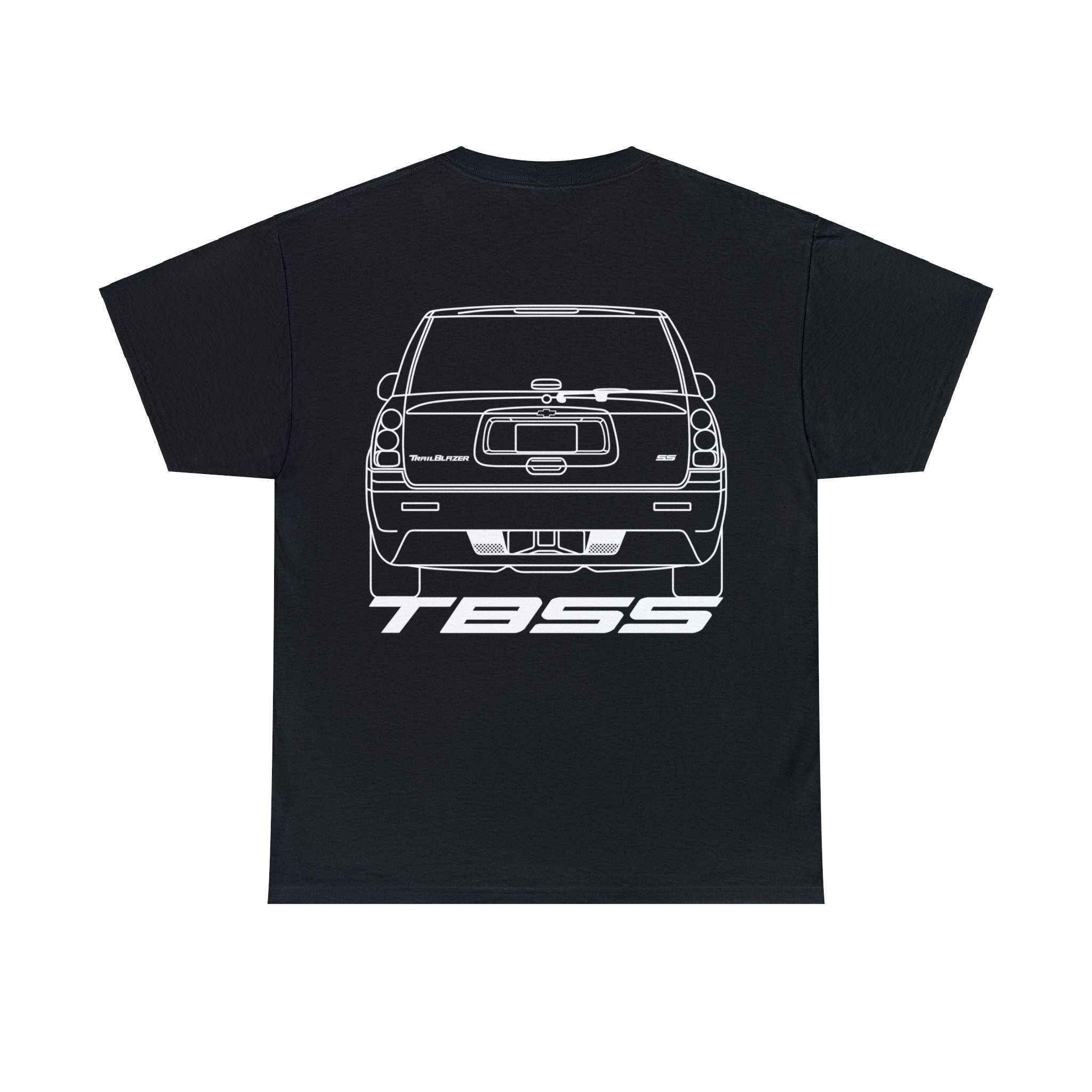 Black Chevrolet Trailblazer SS T-shirt Front End Custom Chevy TBSS Tee ...
