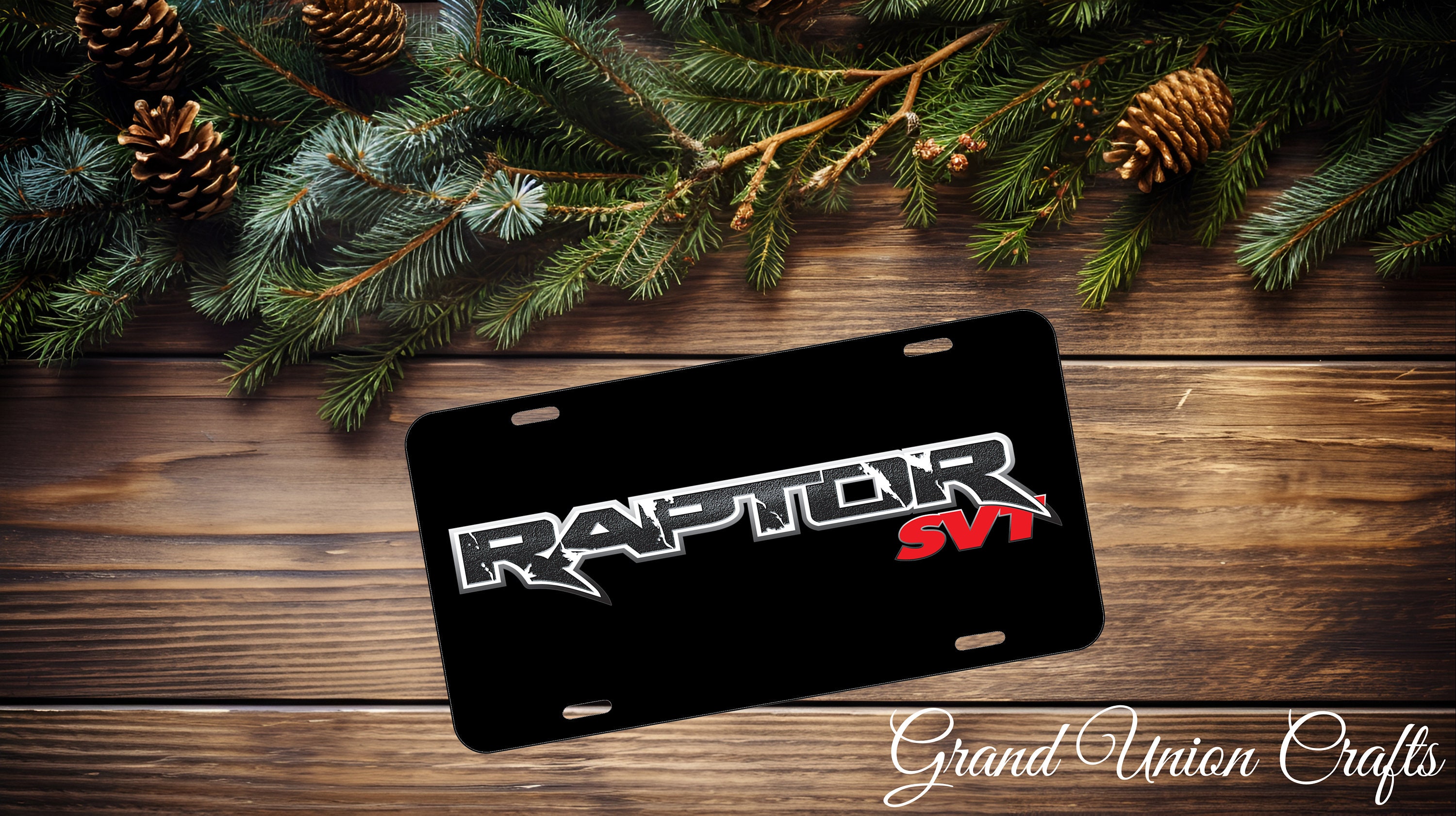 Ford Raptor SVT Aluminum License Plate - Etsy