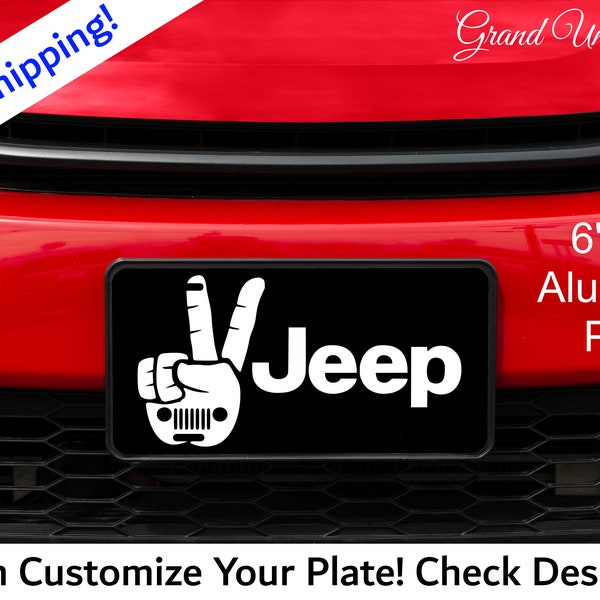 Wave License Plate - Etsy