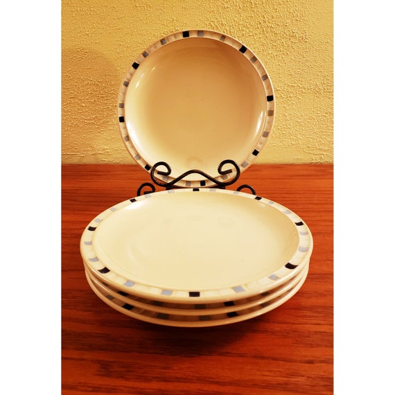 Vintage Dansk Studio Compass Mosaic Salad Plates Set of Four - Etsy