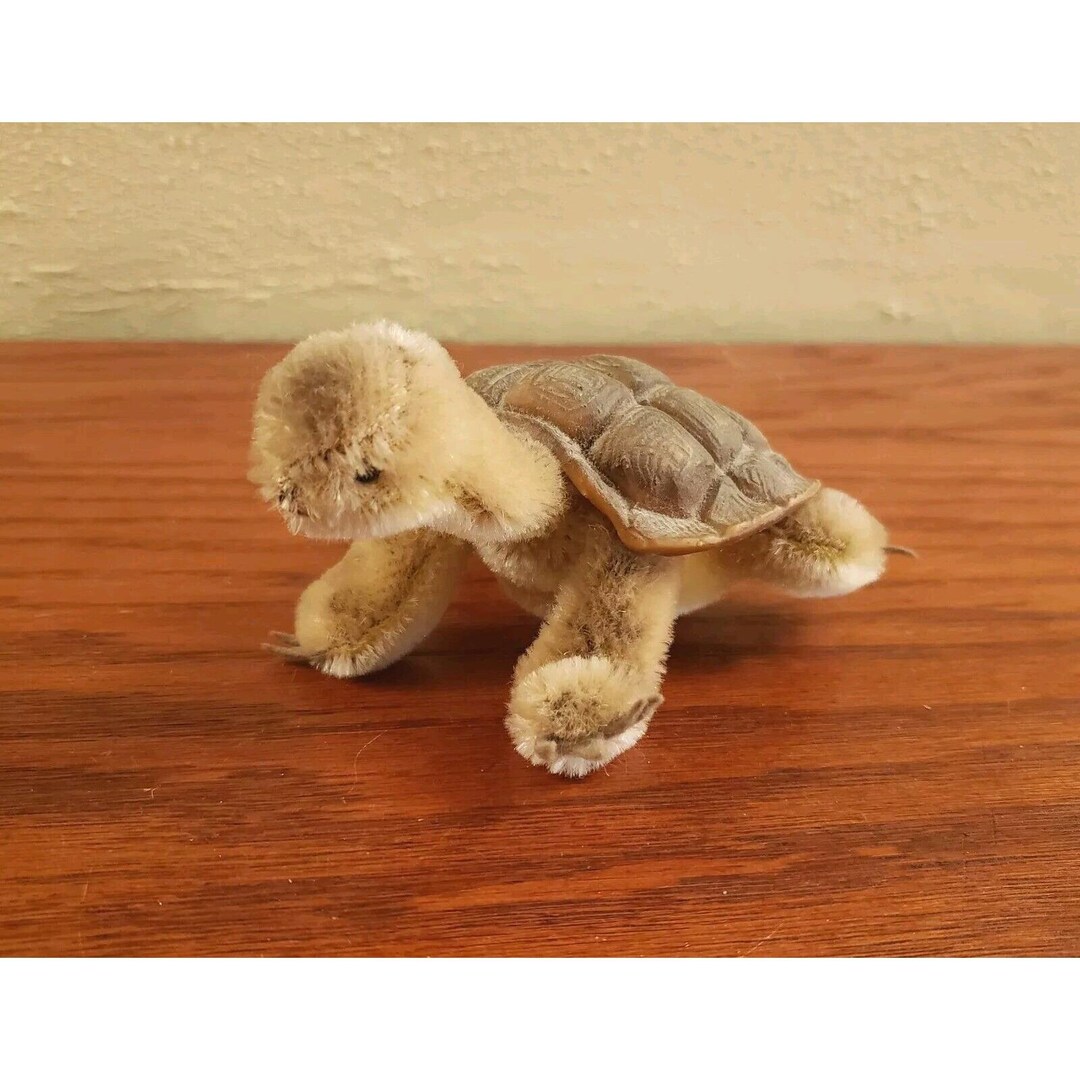 Steiff Stuffed Baby Turtle Vintage Small Rubber Back Made in Germany - Etsy