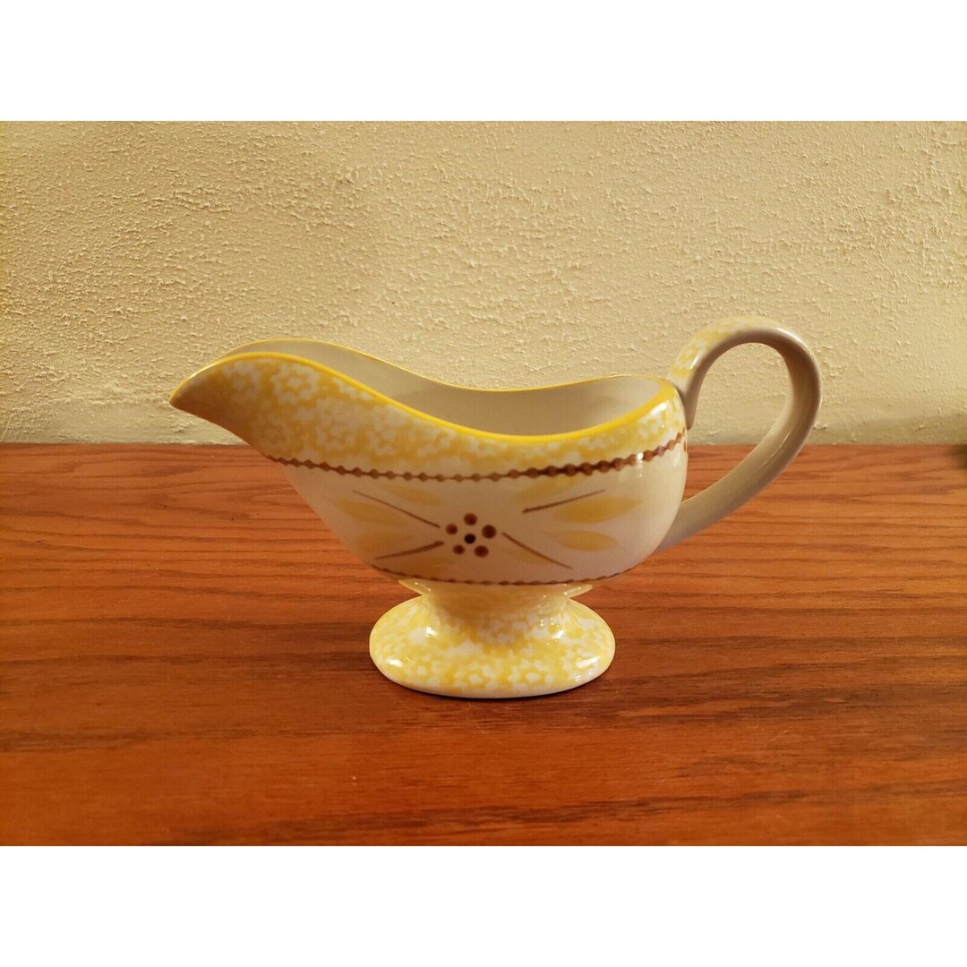 Temptations Gravy Boat by Tara Old World Yellow - Etsy