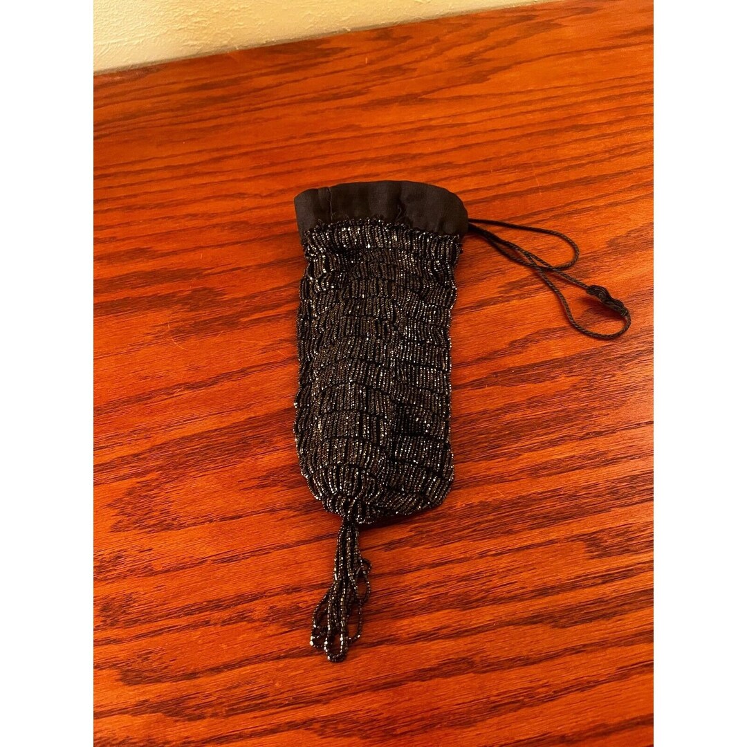 antique-1920s-black-iridescent-beaded-flapper-purse-hand-etsy