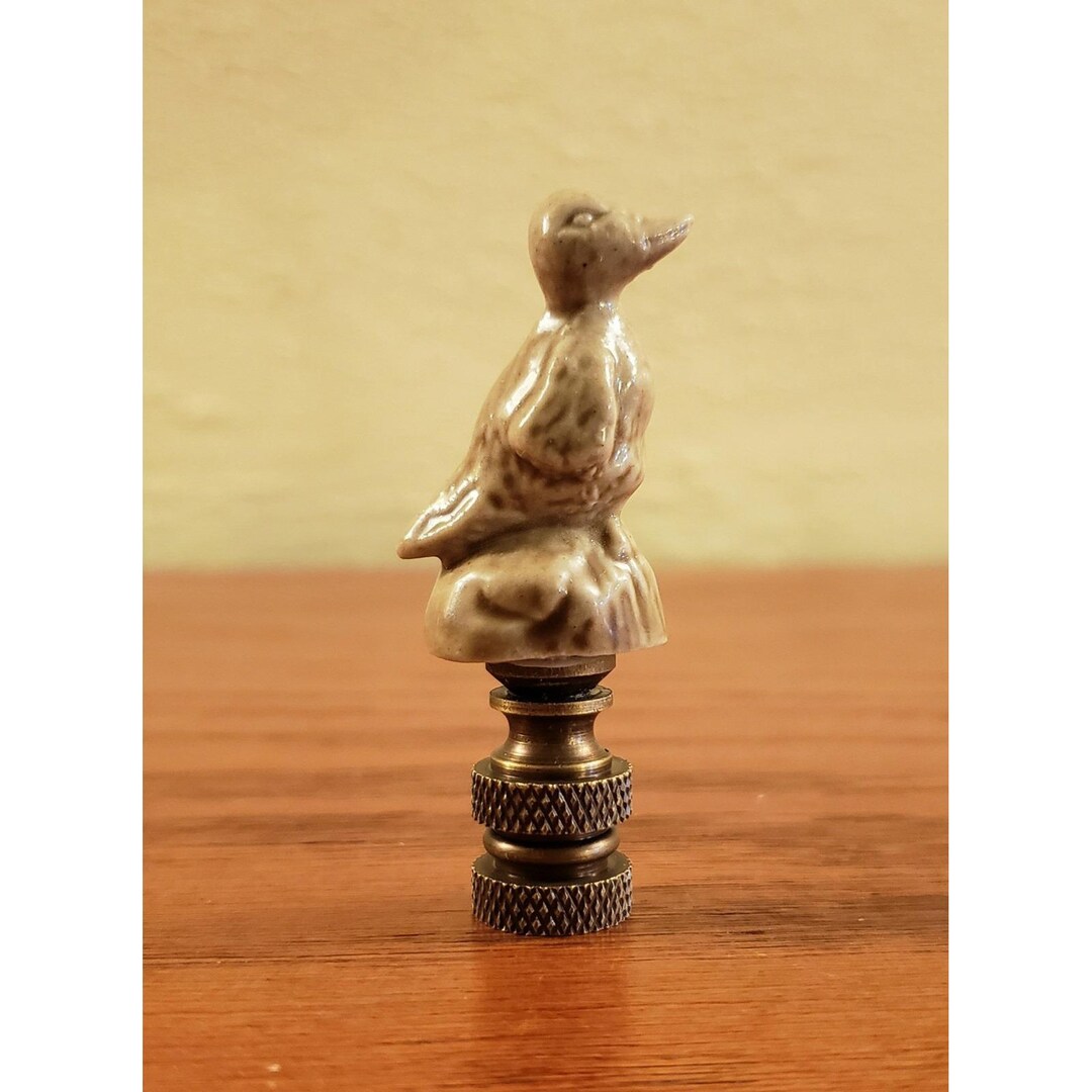 Duck Bird Lamp Finial Shade Topper Ceramic Wade England Vintage ...