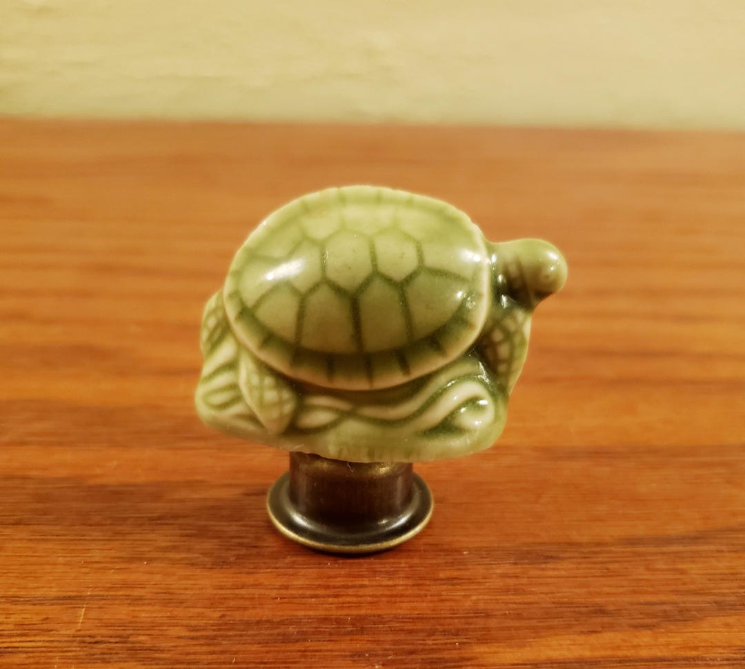 Turtle Lamp Finial Shade Topper Coastal Nautical Vintage Wade England ...