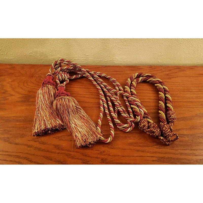 Rope Curtain Tie Backs - Etsy