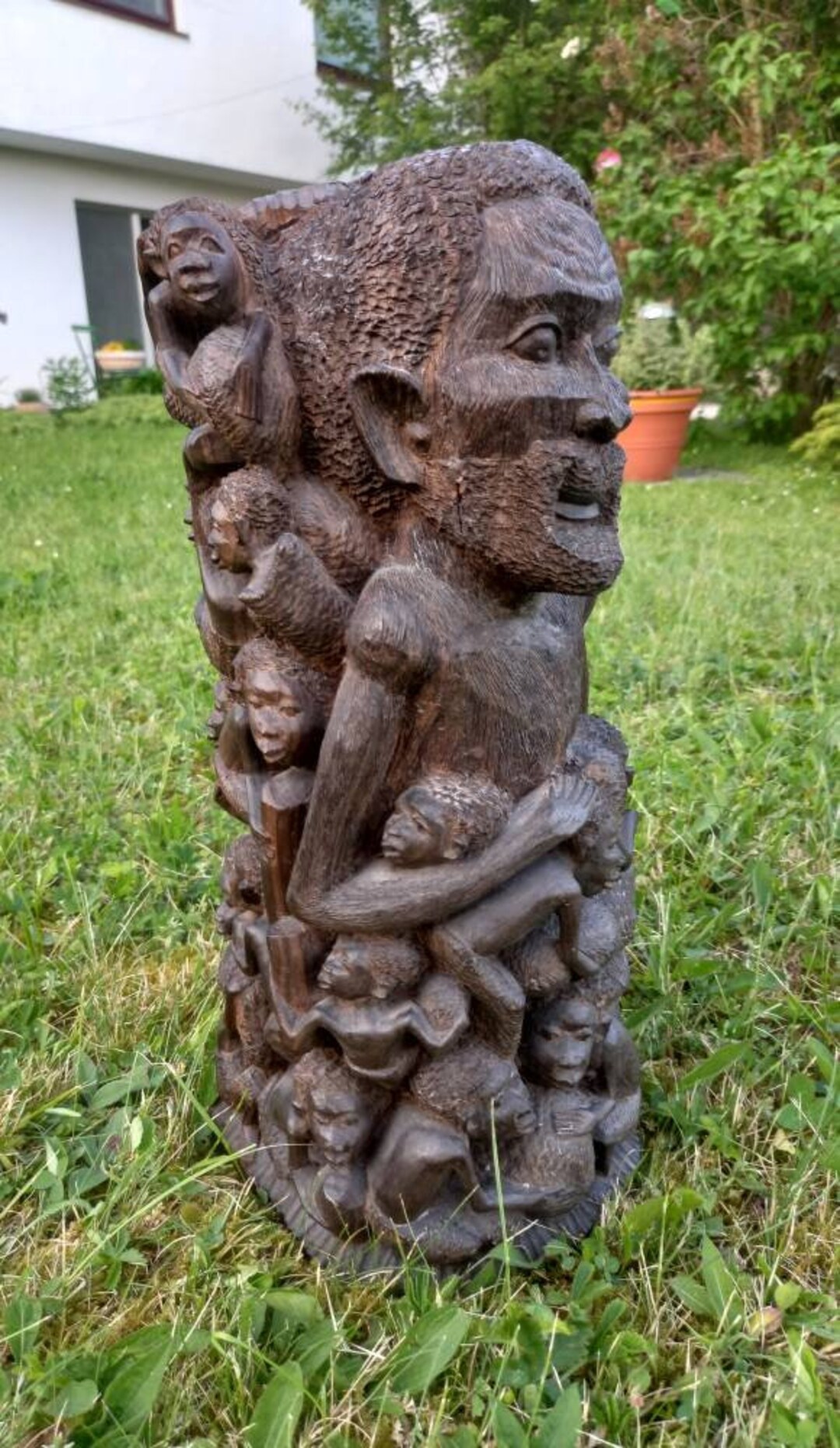 Africa Ebony Makonde Tree of Life Tanzania Solid Wood Hand Carved - Etsy