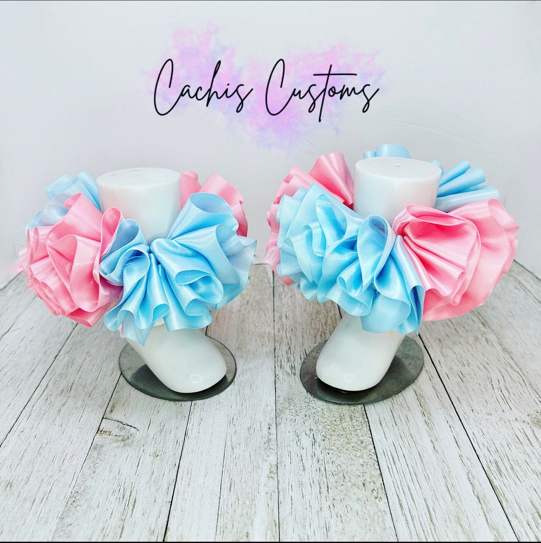 Pink and Blue Tutu Anklets | Ruffle Tutu Socks - Etsy
