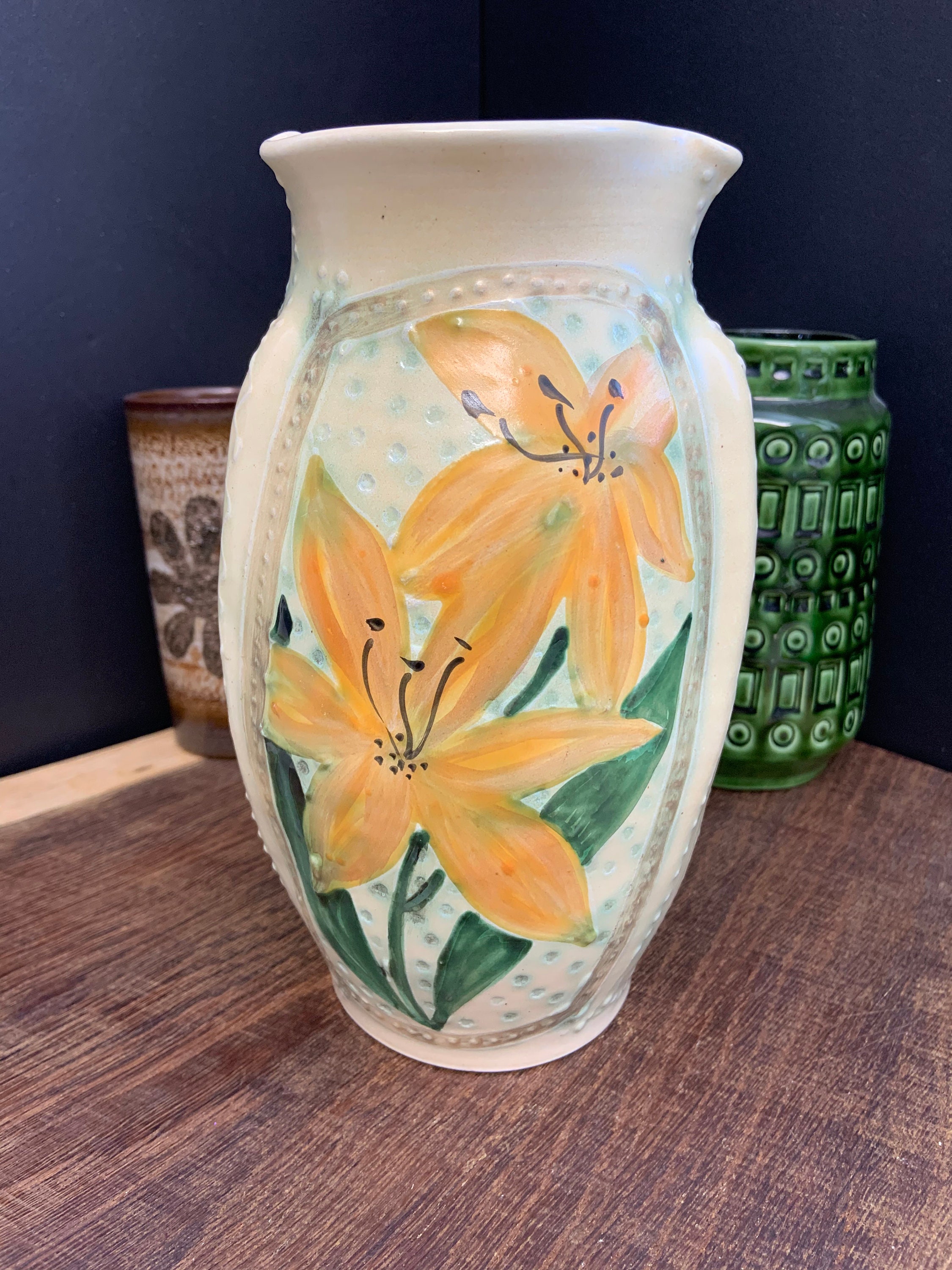 Pottery Canadian Art Pottery Vase Ontario Master Potter - Etsy