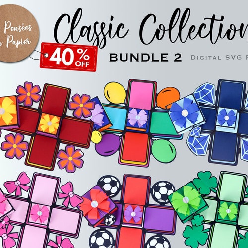 EXPLODING Box BALLOON SVG Classic Collection Instant - Etsy