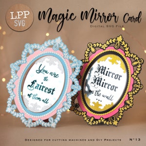 MAGIC MIRROR Card SVG | Instant Download | Svg Project for Cricut ...