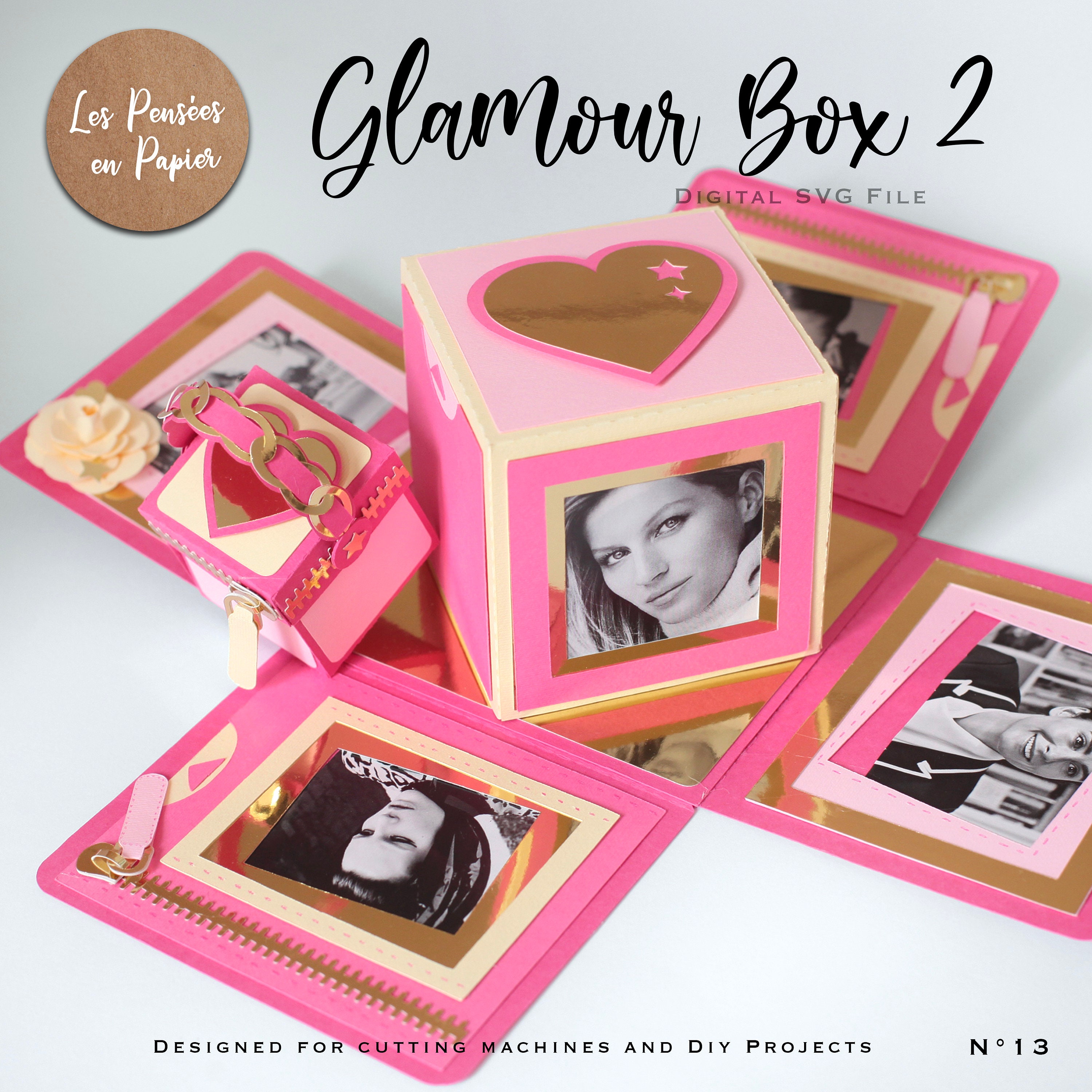 GLAMOUR BOX 2 SVG File Instant Download Project for | Etsy UK