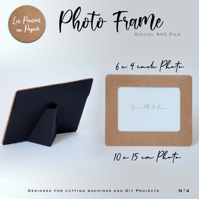 PHOTO FRAME SVG 6x4 6 Themes Instant Download Project - Etsy