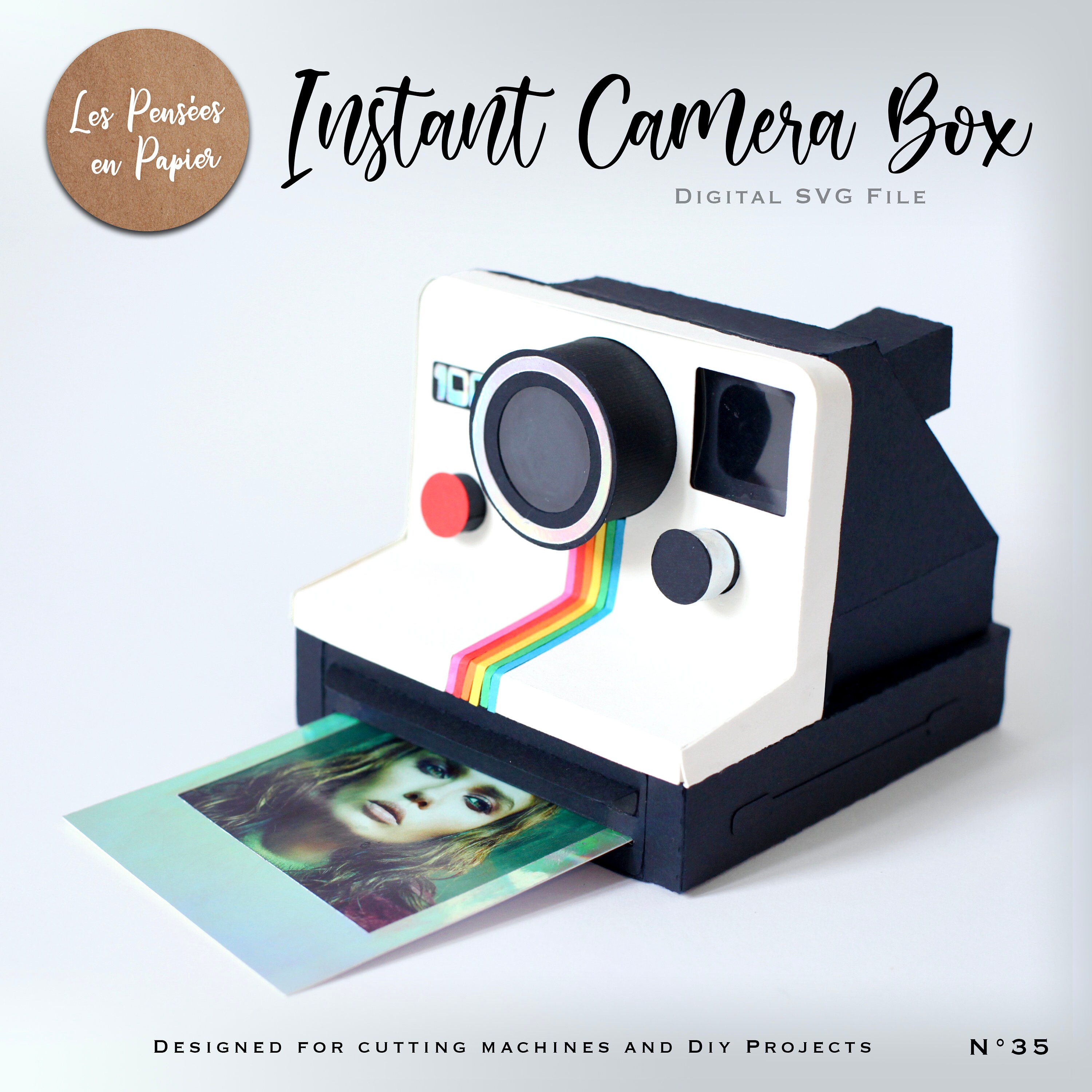 INSTANT CAMERA Box Svg Polaroid Instant Download Svg - Etsy Canada