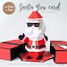 SANTA BOX Card SVG Instant Download Svg Project for - Etsy Hong Kong