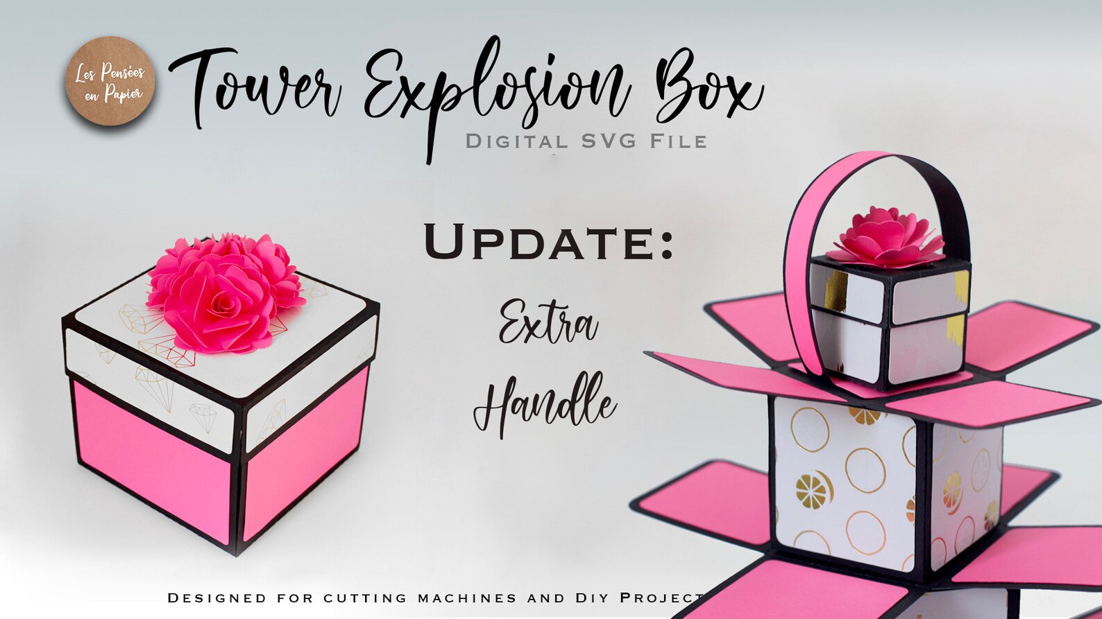TOWER Explosion Box - 3D SVG | Instant Download | Explosion Box ...