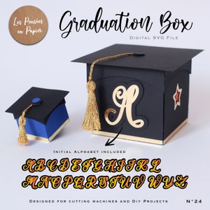 GRADUATION Exploding BOX SVG Instant Download Svg Project | Etsy