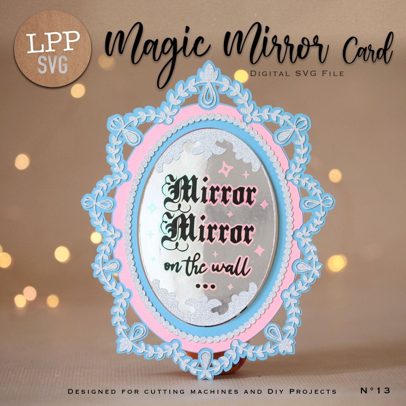 MAGIC Mirror Card - 3D SVG | Instant Download | Interactive | Project ...
