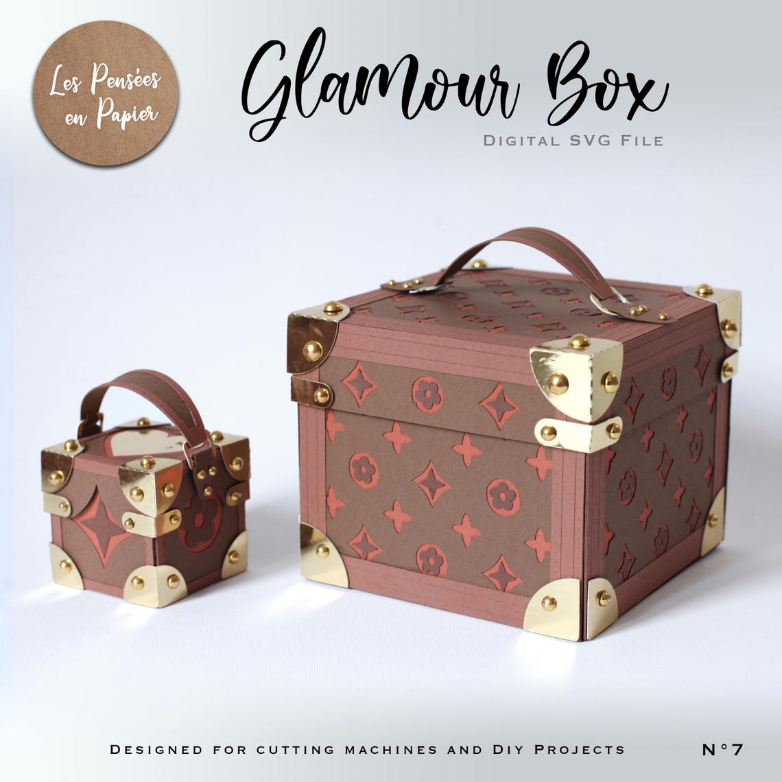 GLAMOUR Box - 3D SVG | Instant Download | Explosion Box | Project for ...