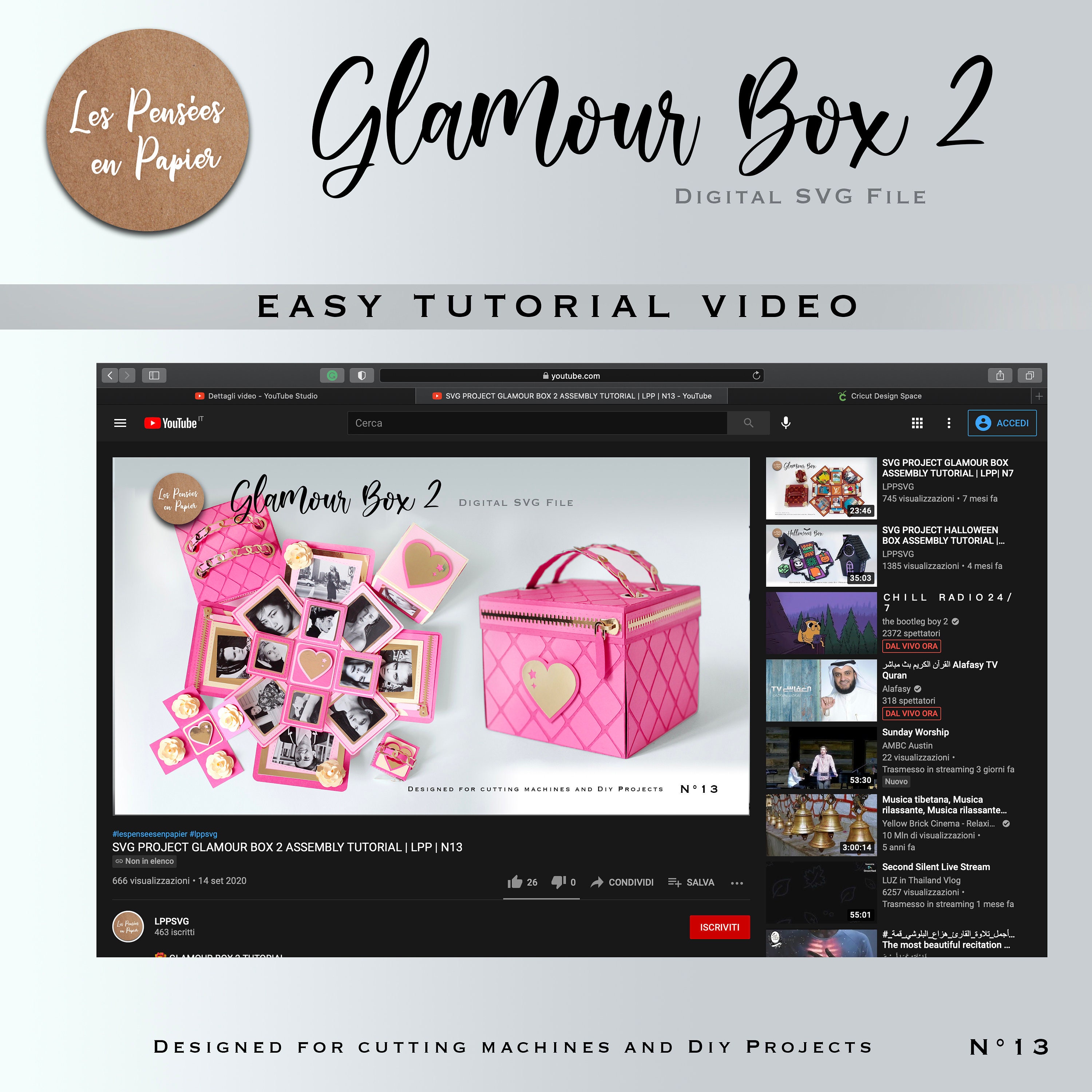 GLAMOUR BOX 2 SVG File Instant Download Project for | Etsy UK