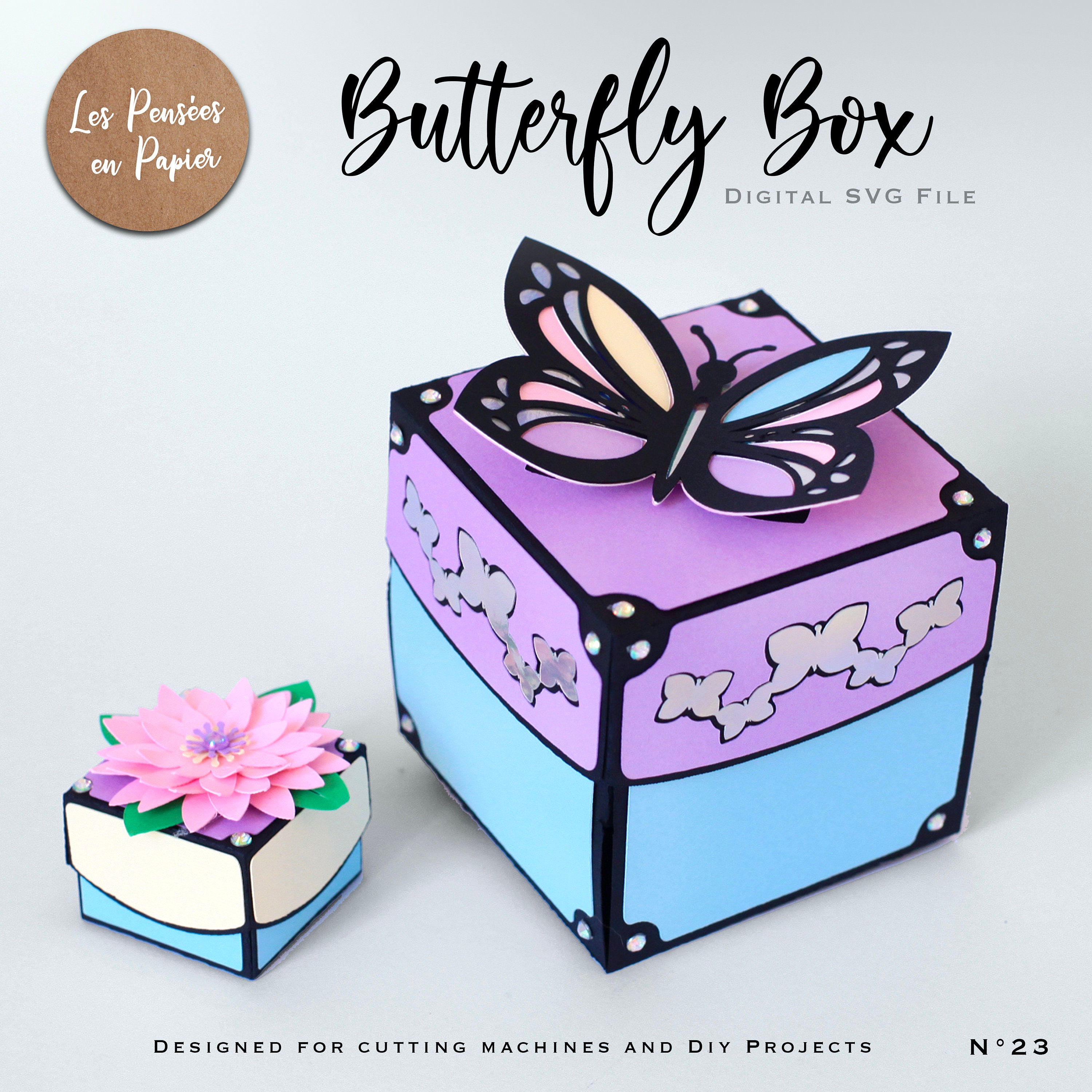 BUTTERFLY EXPLODING Box SVG Instant Download Svg Project - Etsy Australia