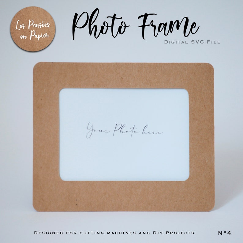 PHOTO FRAME SVG 6x4 6 Themes Instant Download Project - Etsy