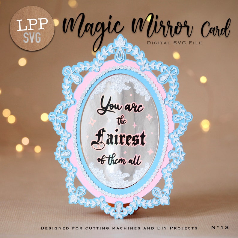 MAGIC MIRROR Card SVG Instant Download Svg Project for - Etsy Australia