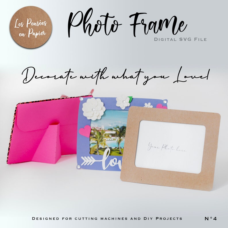 PHOTO FRAME SVG 6x4 6 Themes Instant Download Project - Etsy