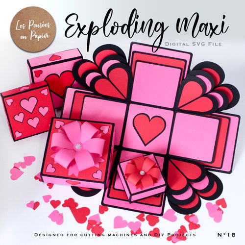 EXPLODING BOX SVG Instant Download Svg Project for Cricut - Etsy Canada