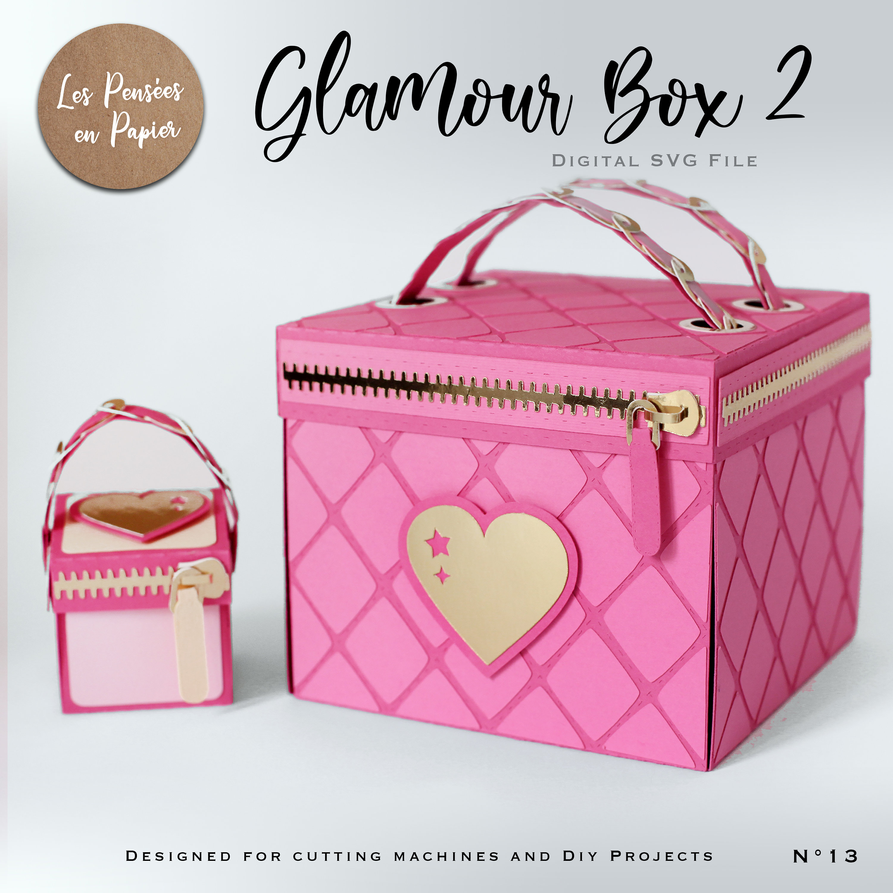 GLAMOUR BOX 2 SVG File Instant Download Project for | Etsy UK