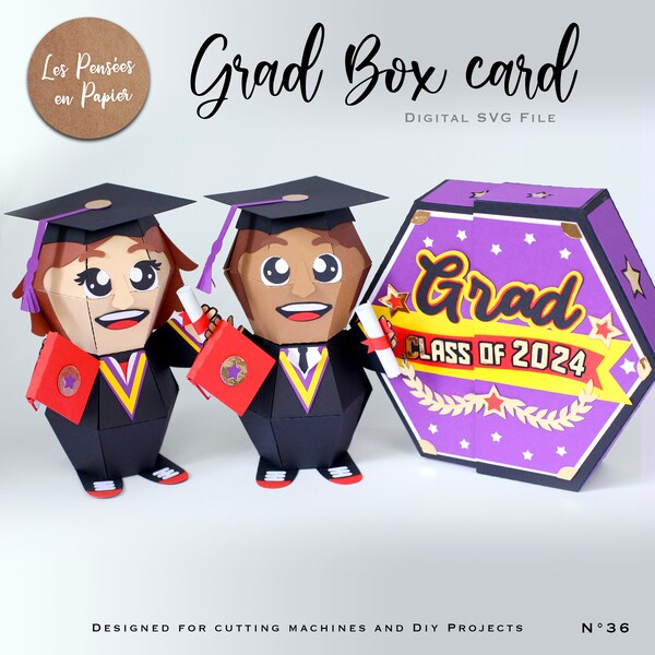 Graduation Card Svg - Etsy