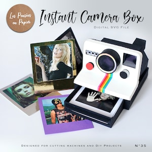 INSTANT Camera Box - 3D SVG | Instant Download | Polaroid Inspired ...