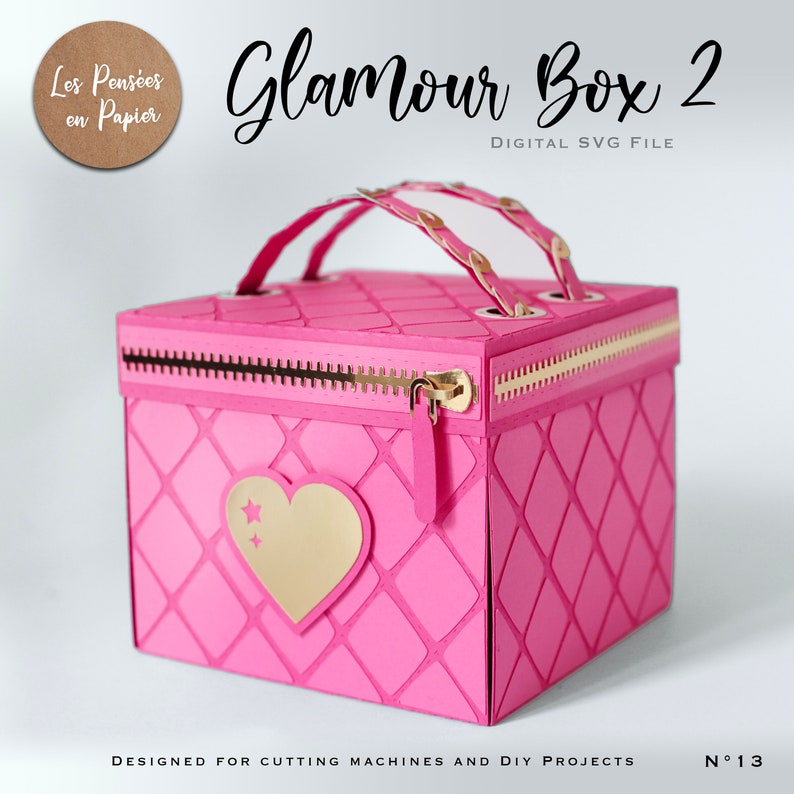 GLAMOUR Box 2 - 3D SVG | Instant Download | Explosion Box | Project for ...