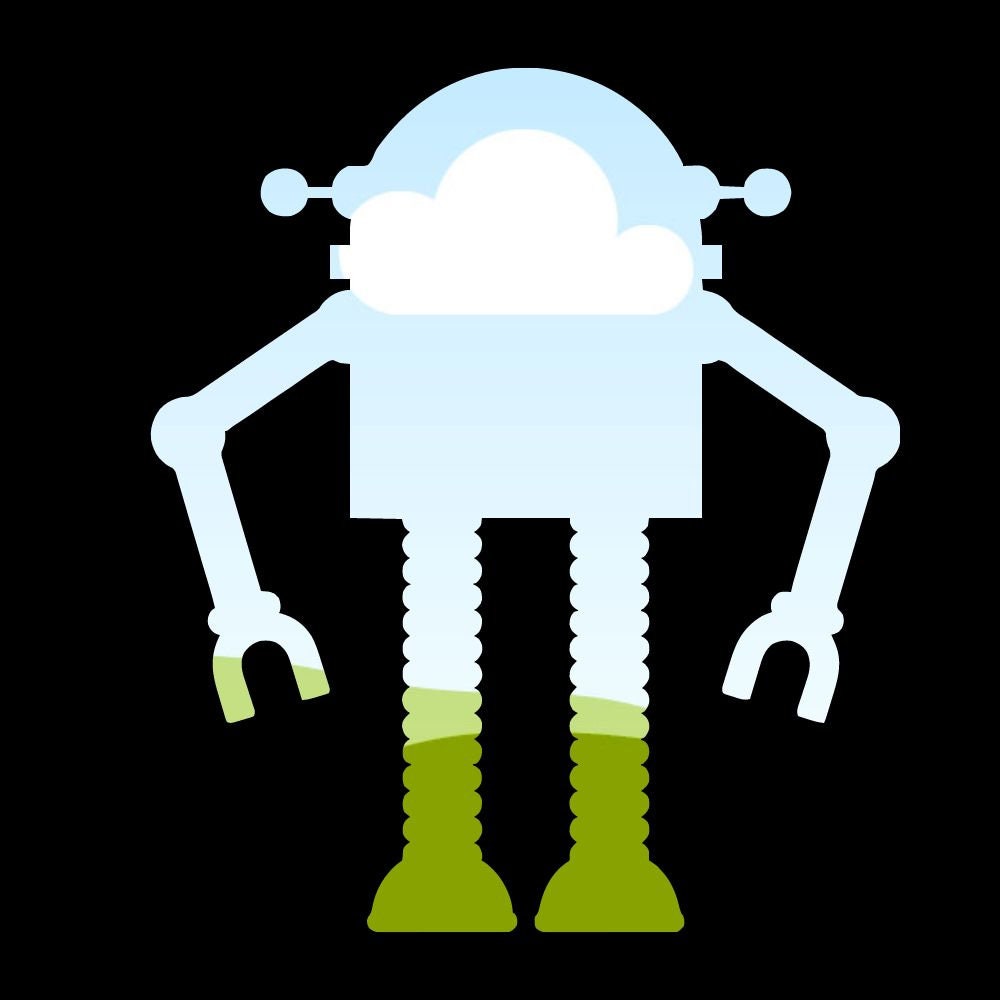 Canva Frames-robots-10 Editable Drag & Drop Silhouette Templates for ...