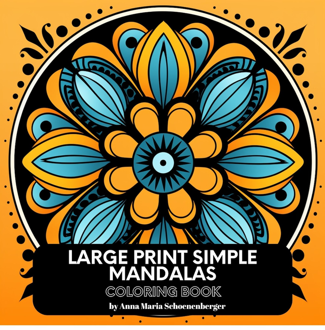 SIMPLE MANDALAS 50 Grayscale Coloring Pages - Etsy